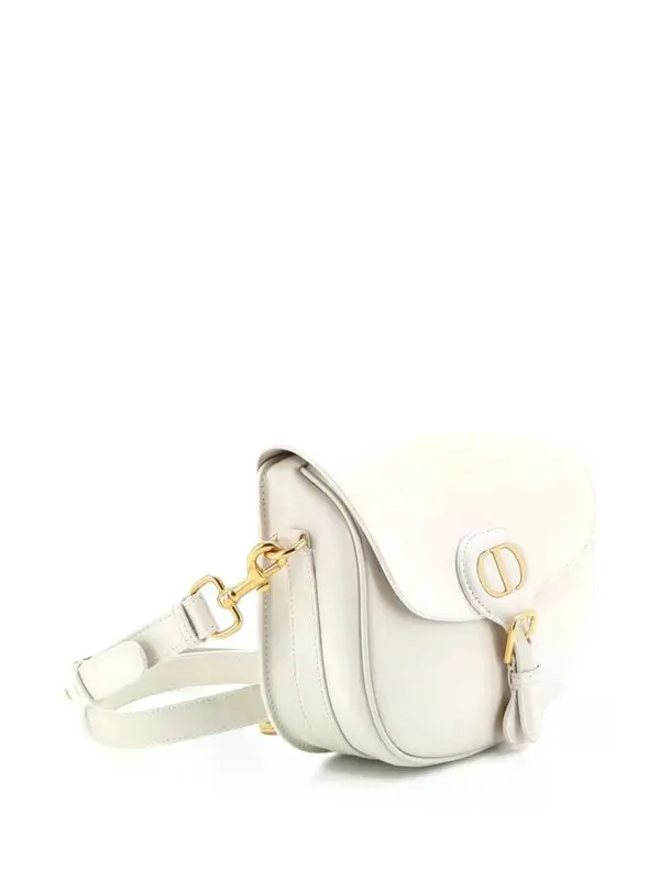 Dior Bobby Flap Bag Leather Medium - White