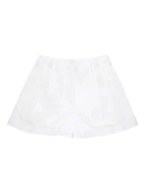 Givenchy Pleated Cotton Shorts