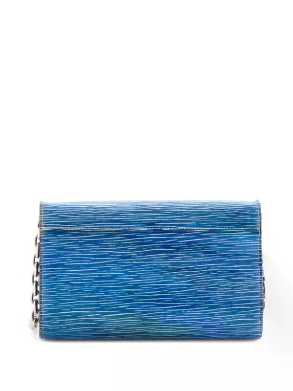 LOUIS VUITTON Twist Chain Wallet Epi Leather