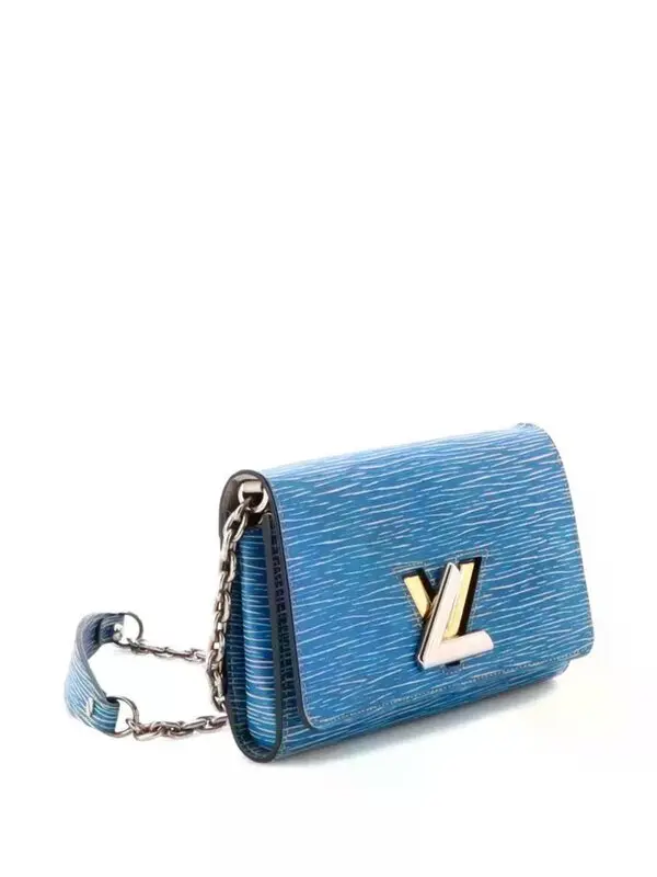 LOUIS VUITTON Twist Chain Wallet Epi Leather