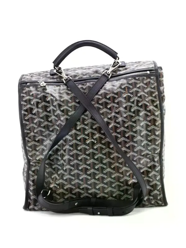 Goyard Saint Leger Briefcase Coated Canvas Backpack