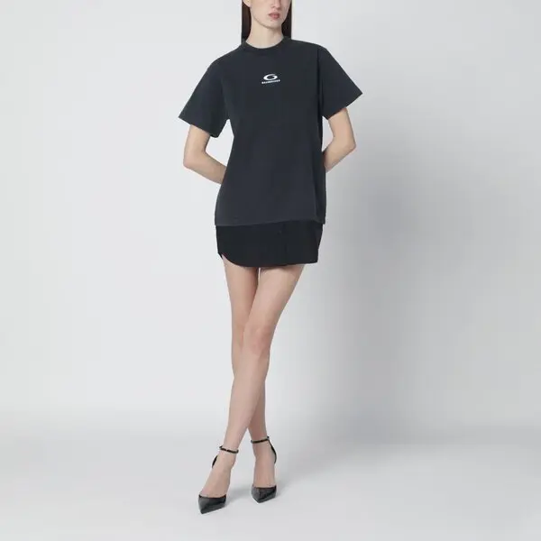 Balenciaga Washed Loop Sports Icon Mini Dress
