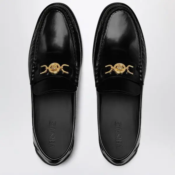 Versace Leather Medusa 95 Loafers