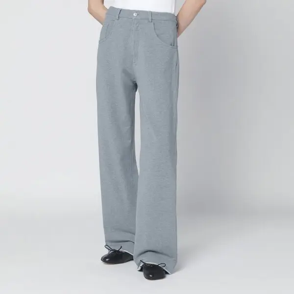 MAISON MARGIELA Mélange Cotton Trousers