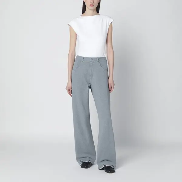 MAISON MARGIELA Mélange Cotton Trousers