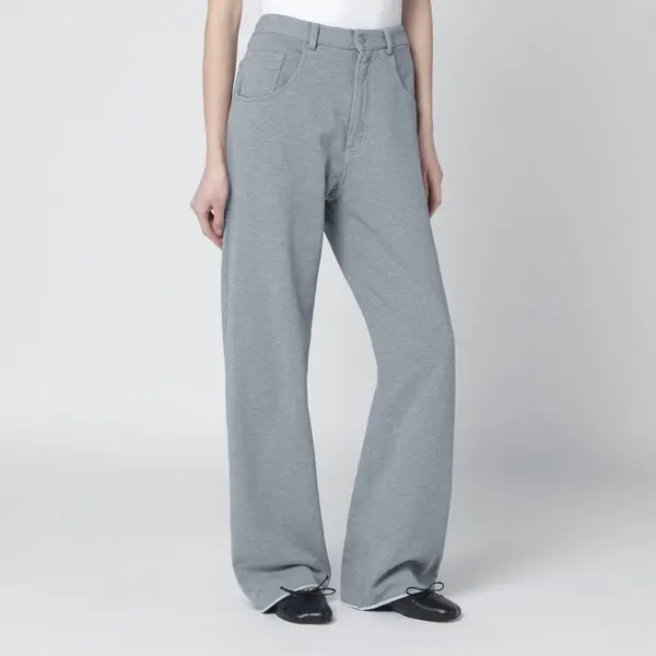 MAISON MARGIELA Mélange Cotton Trousers