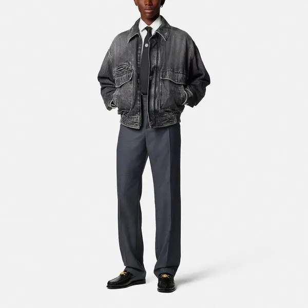 Versace Wool Jogger Trousers