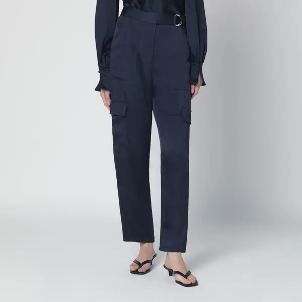 Simkhai Carolina Trousers In Shiny Satin