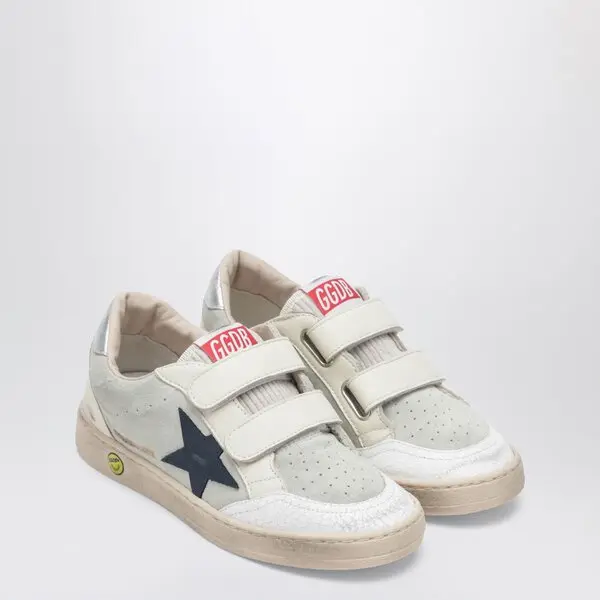 GOLDEN GOOSE Ball Star Sneakers With Perforated Details - Grey
