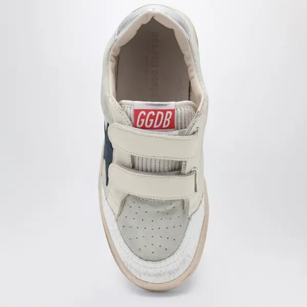 GOLDEN GOOSE Ball Star Sneakers With Perforated Details - Grey