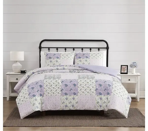 CANNON Elissa Patchwork Full/queen 3 Piece Comf Orter Set