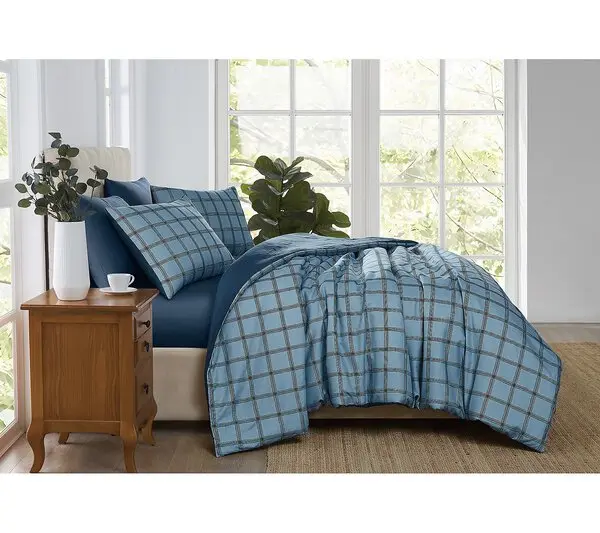CANNON Luka Grid King Comforter Set