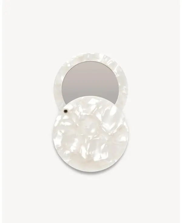 MACHETE Circle Mirror - White Shell