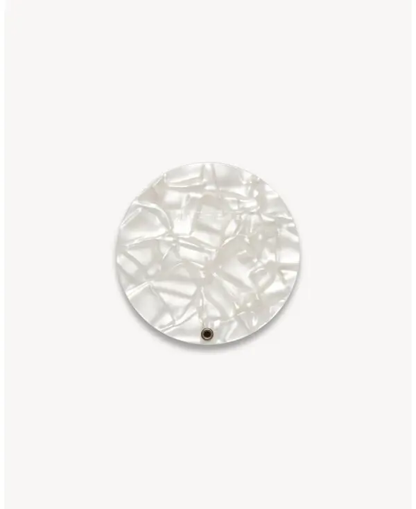 MACHETE Circle Mirror - White Shell