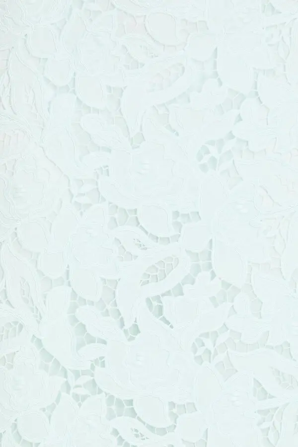 Zimmermann Guipure Lace Midi Pencil Skirt