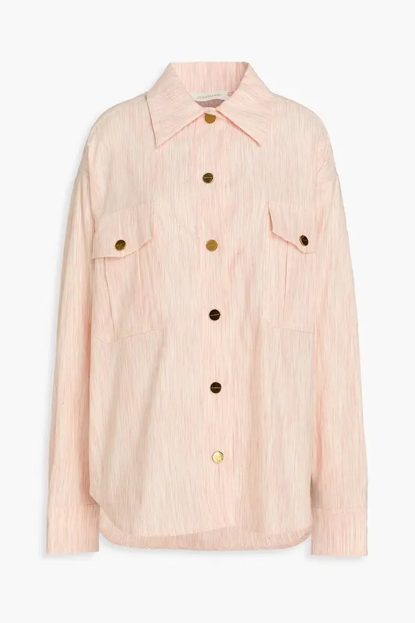 Zimmermann Striped Linen-blend Shirt