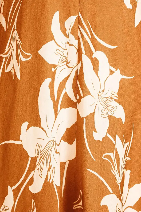 Zimmermann Floral-print Linen Maxi Dress
