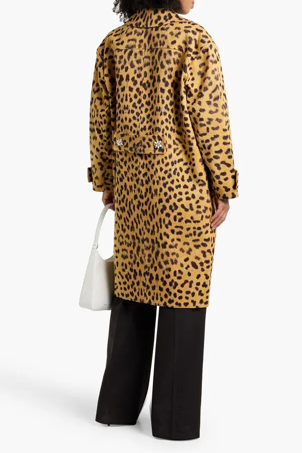 Zimmermann Leopard-jacquard Coat