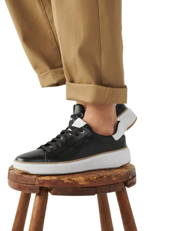 Cole Haan Grandpro Topspin Low Top Sneakers - Black