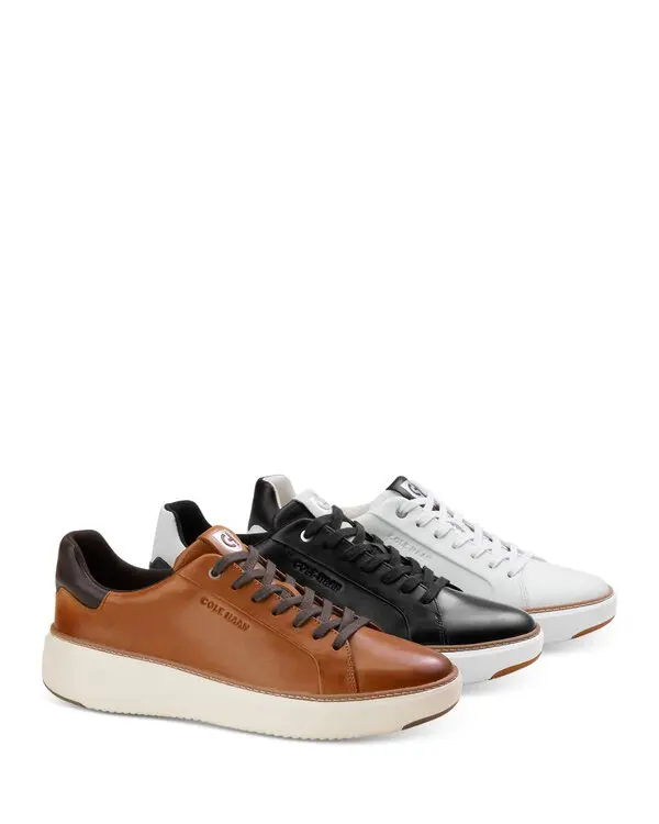 Cole Haan Grandpro Topspin Low Top Sneakers - Black