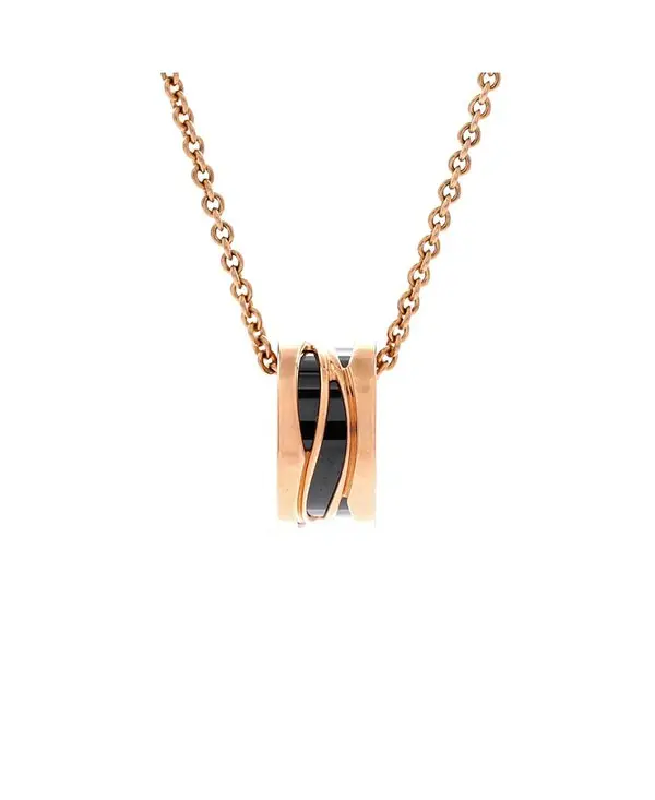 BVLGARI B.zero1 Design Legend Zaha Hadid Pendant Necklace - Pink
