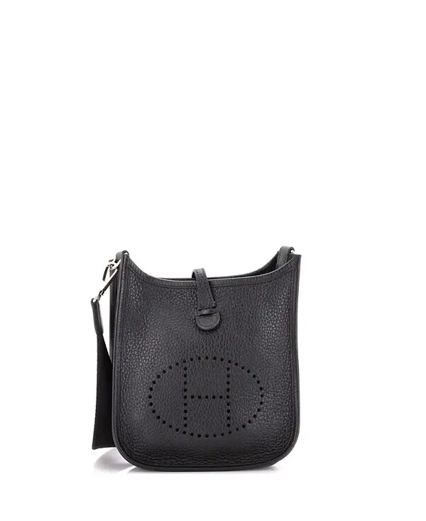 Hermès Tpm Evelyne Bag Gen Iii Clemence - Black
