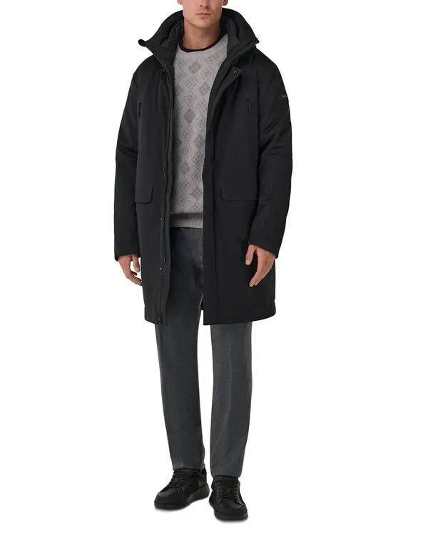 Boggi Milano Padded Stretch Coat
