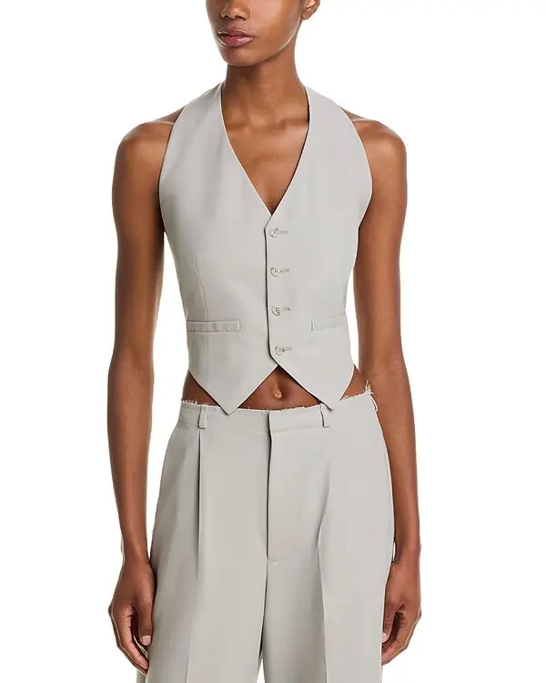 MAISON MARGIELA Open Back V Neck Vest