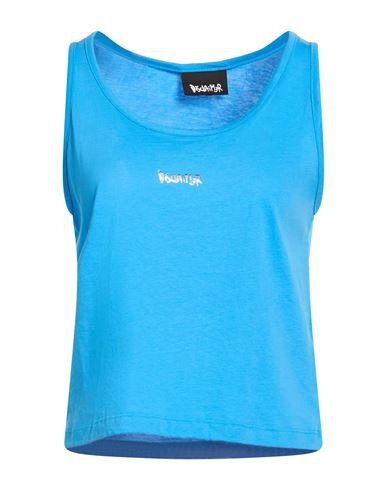 DISCLAIMER Cotton Tank Top - Blue