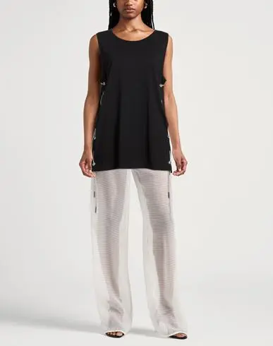 DISCLAIMER T-shirt With Appliqués And Crystals