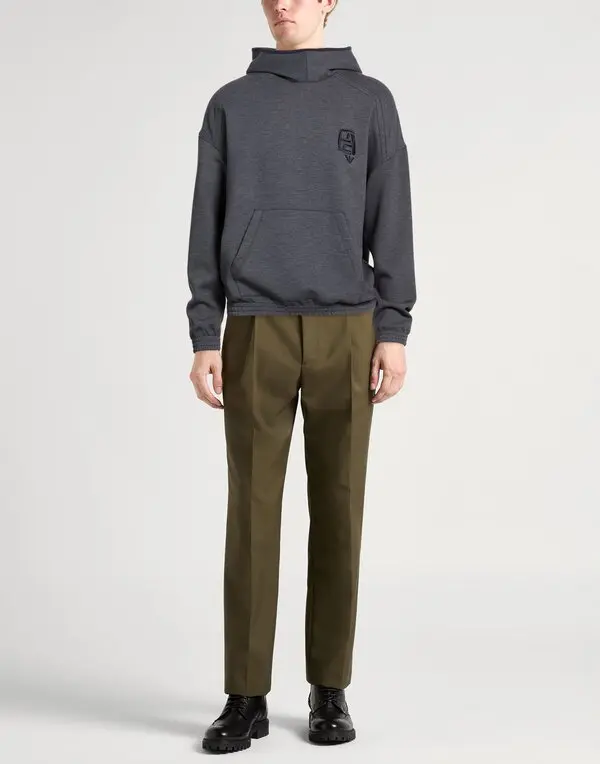 Emporio Armani Embroidered Logo Hooded Sweatshirt