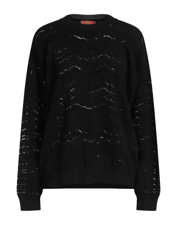 Missoni Knitted Crewneck Sweater - Black