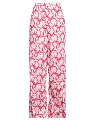 JIJIL Wide-leg Satin Pants With Tie-dye Print - Pink