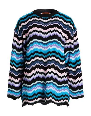 Missoni Sweater In Viscose, Wool, And Polyamide - Blue