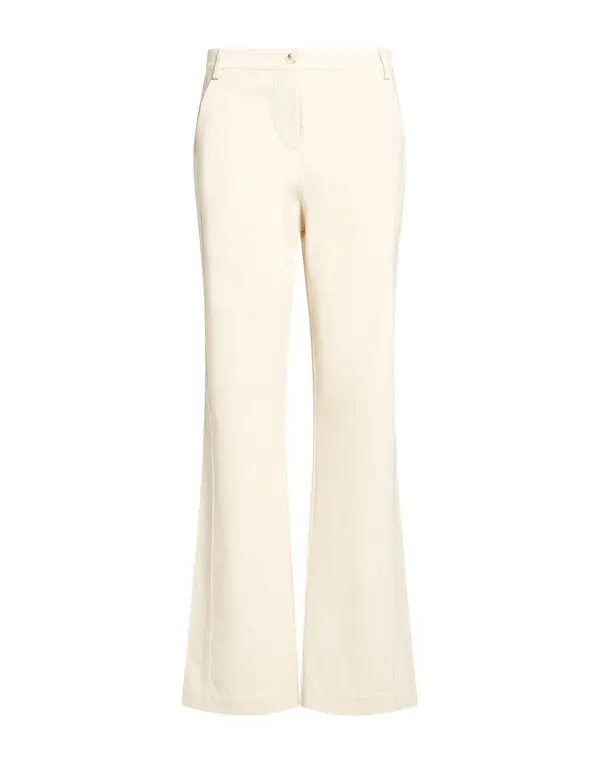 Pinko Cotton Blend Bootcut Twill Pants