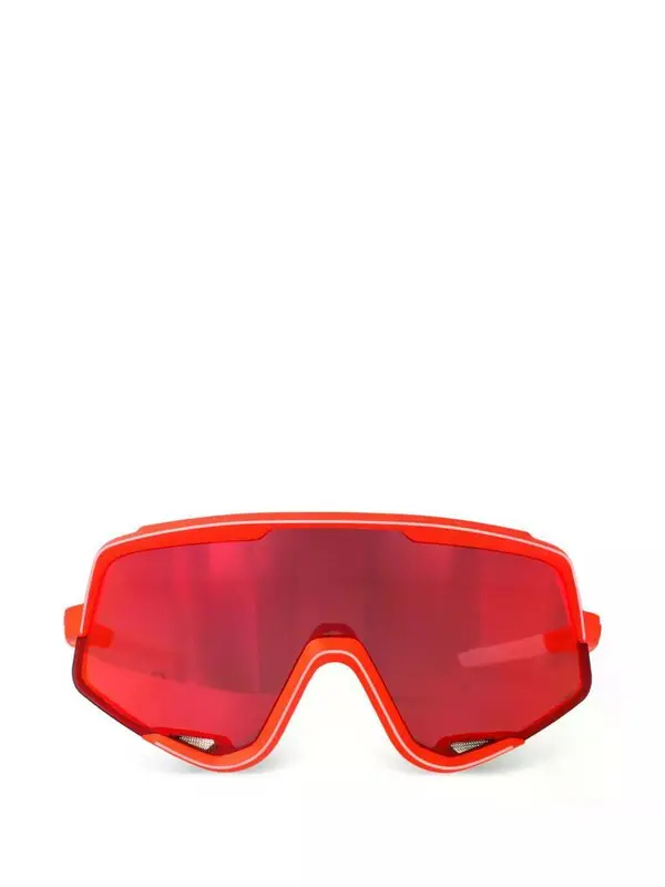 100% PURE Glendale Geometric Sunglasses - Red