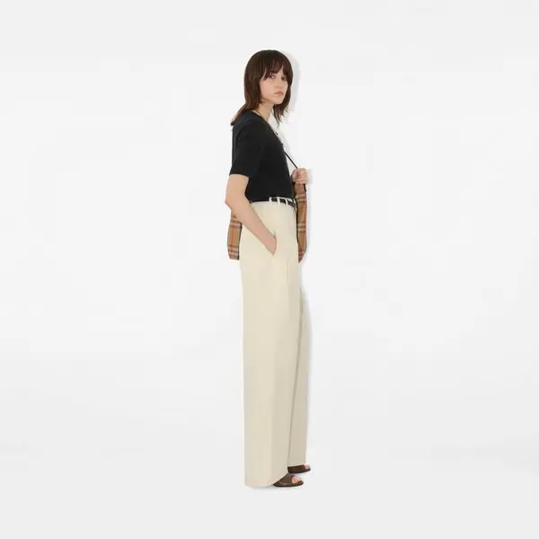 Burberry Cashmere Blend Knit Top - Black