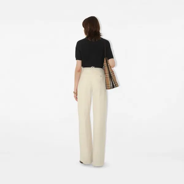 Burberry Cashmere Blend Knit Top - Black