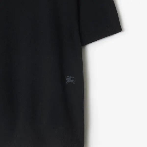 Burberry Cashmere Blend Knit Top - Black