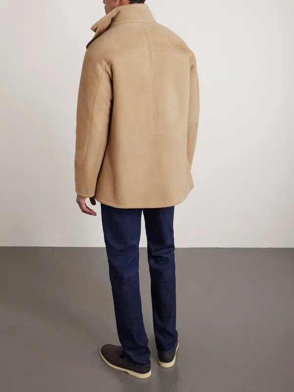 Loro Piana Shearling Car Coat