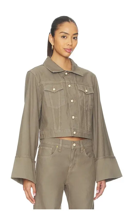 Hudson Jeans Cuffed Cropped Jacket