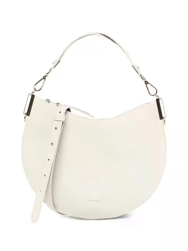 COCCINELLE Medium Leather Sunup Zip Shoulder Bag - Neutrals