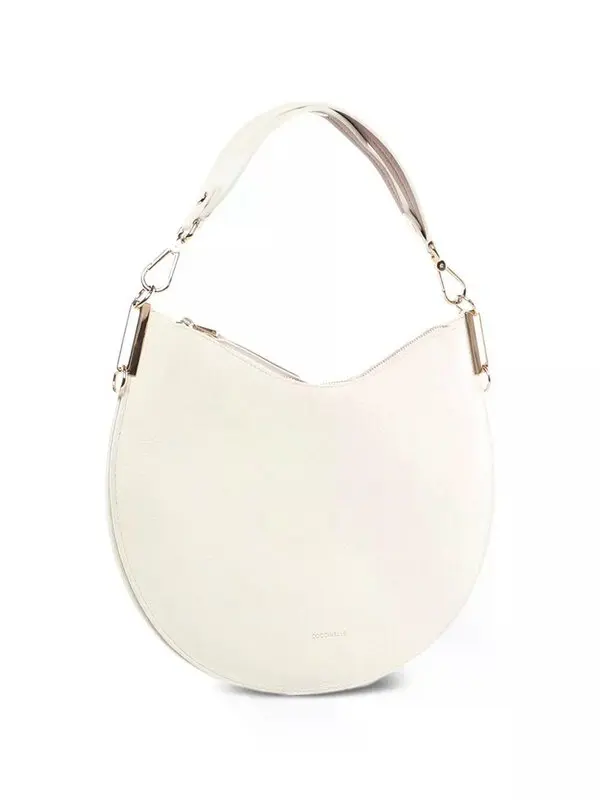 COCCINELLE Medium Leather Sunup Zip Shoulder Bag - Neutrals