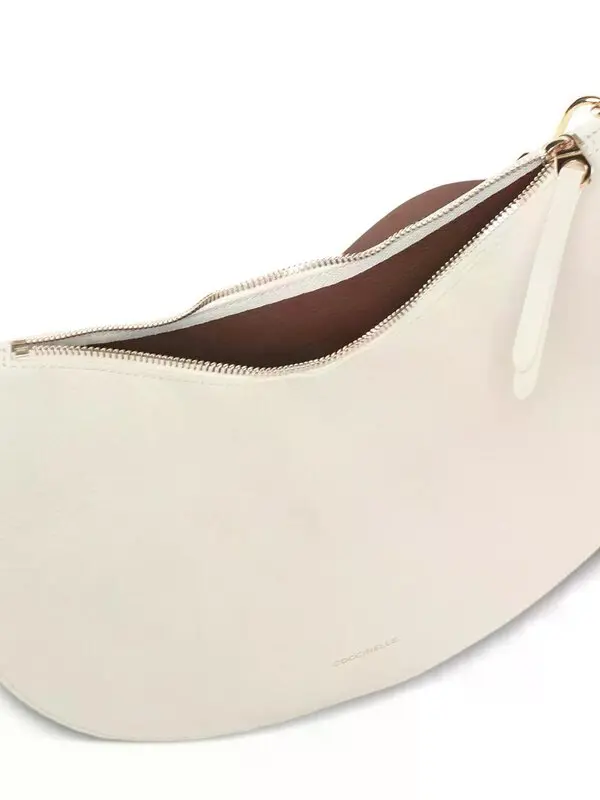 COCCINELLE Medium Leather Sunup Zip Shoulder Bag - Neutrals