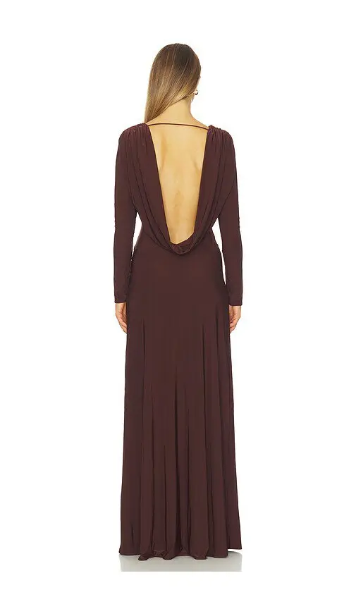 Arcina Ori Lucia Maxi Dress - Chocolate | Editorialist