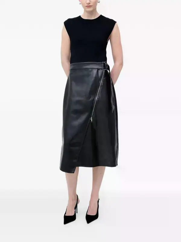 BOSS Wrap Dress With Zip Detail