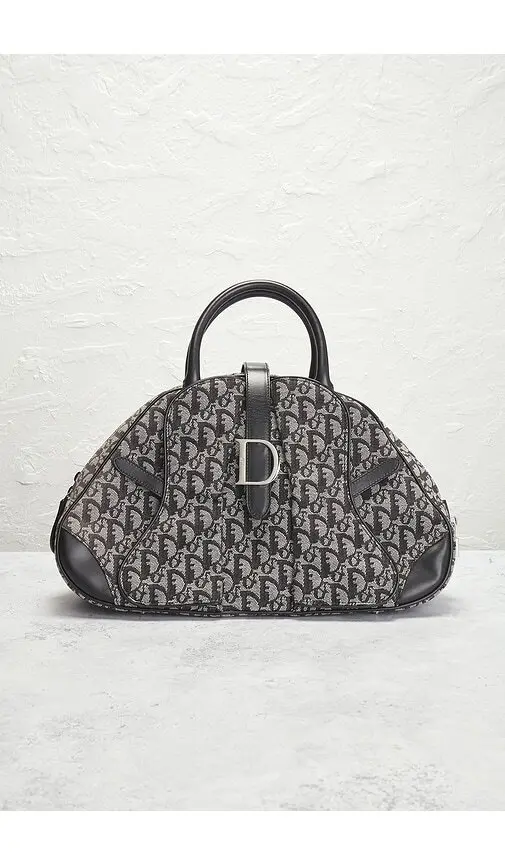 Undefined Dior Oblique Double Saddle Bag