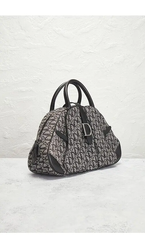 Undefined Dior Oblique Double Saddle Bag