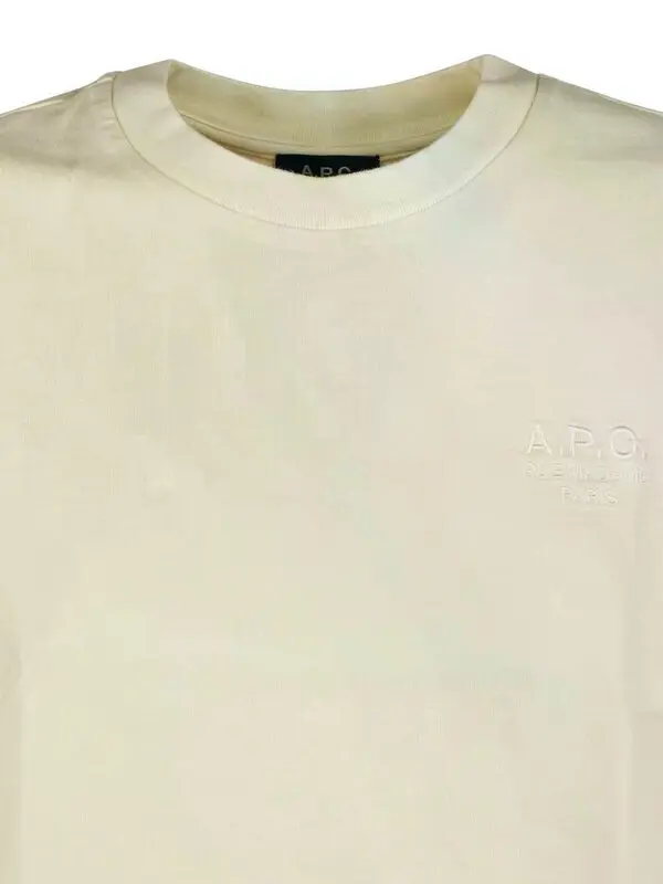 A.p.c. Embroidered T-shirt - Neutrals