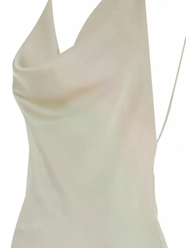 Andamane The Attico Cowl Neck Slip Maxi Dress